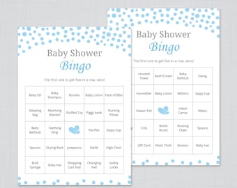 30 Teddy Bear Baby Shower Bingo Cards 30 Prefilled Bingo - Etsy