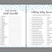 Blue Baby Shower Games Bundle, 8 in 1, Printable Baby Shower Games ...