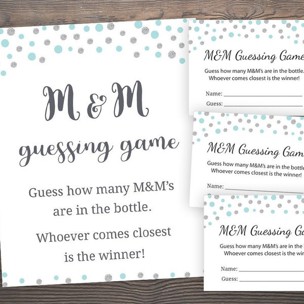 Guess the M&ms Jar Game - Etsy