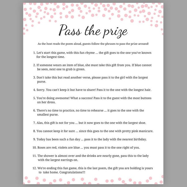 Pass the Prize - Etsy