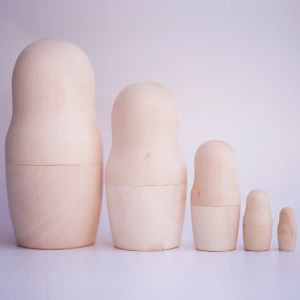 Blank Matryoshka Dolls - Etsy