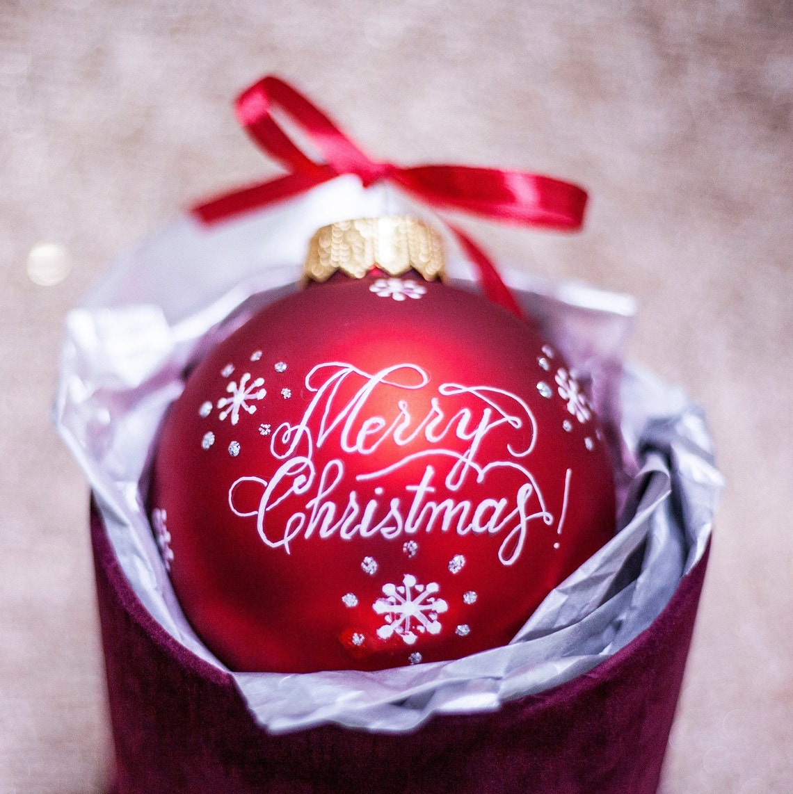 Personalized Portrait Ornament Christmas Ornament with Son | Etsy