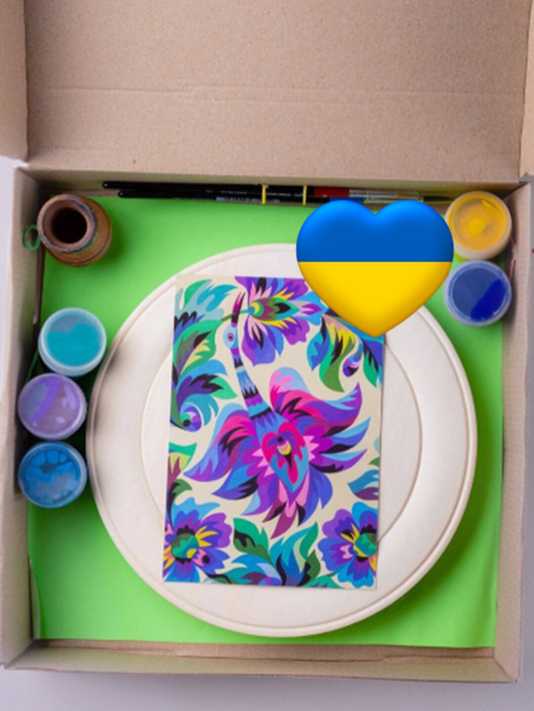 DIY Painted Plate Personalized Gift DIY Craft Kit for - Etsy