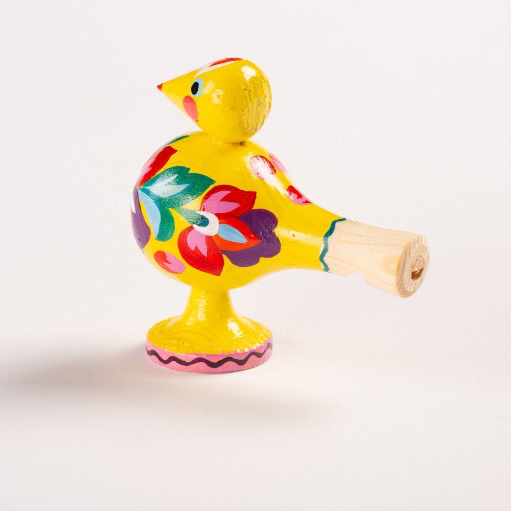 Bird Wooden Whistle Toy for Kids Samchykivka Toys Handmade - Etsy