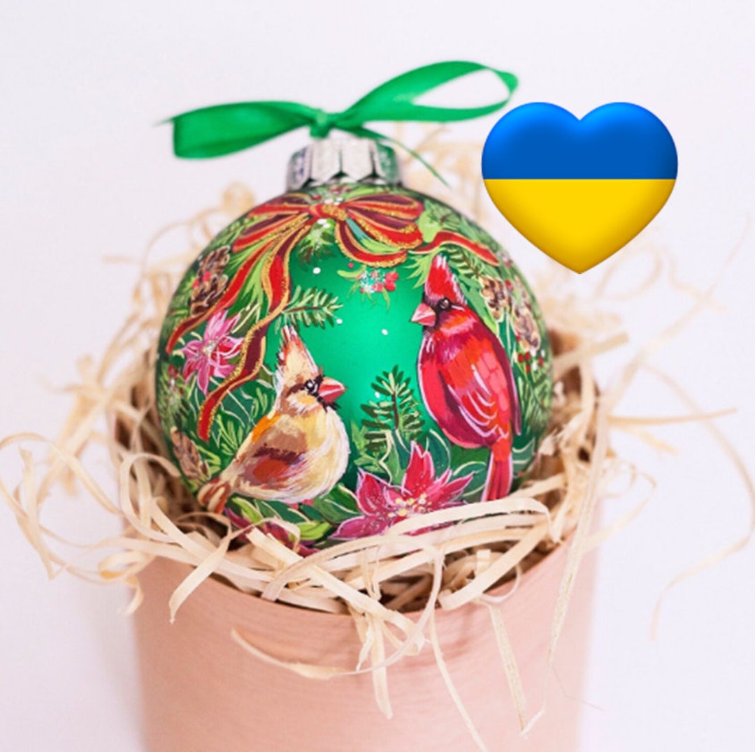 Cardinals Memorial Ornament With Names in Memory Gift - Etsy