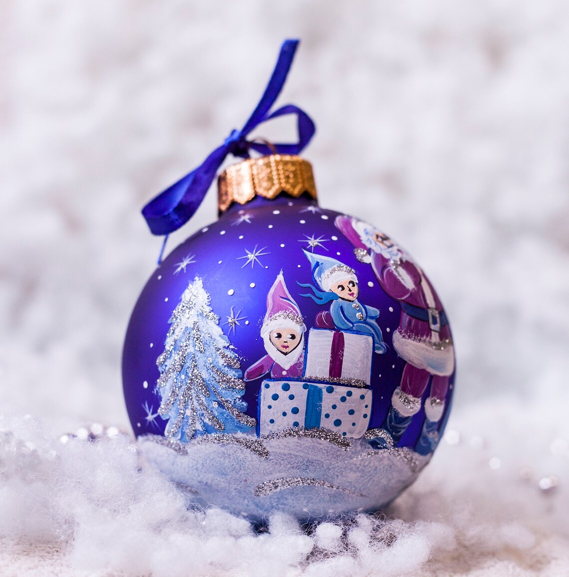 Santa Claus Handmade Christmas Collectible Ornament Custom | Etsy