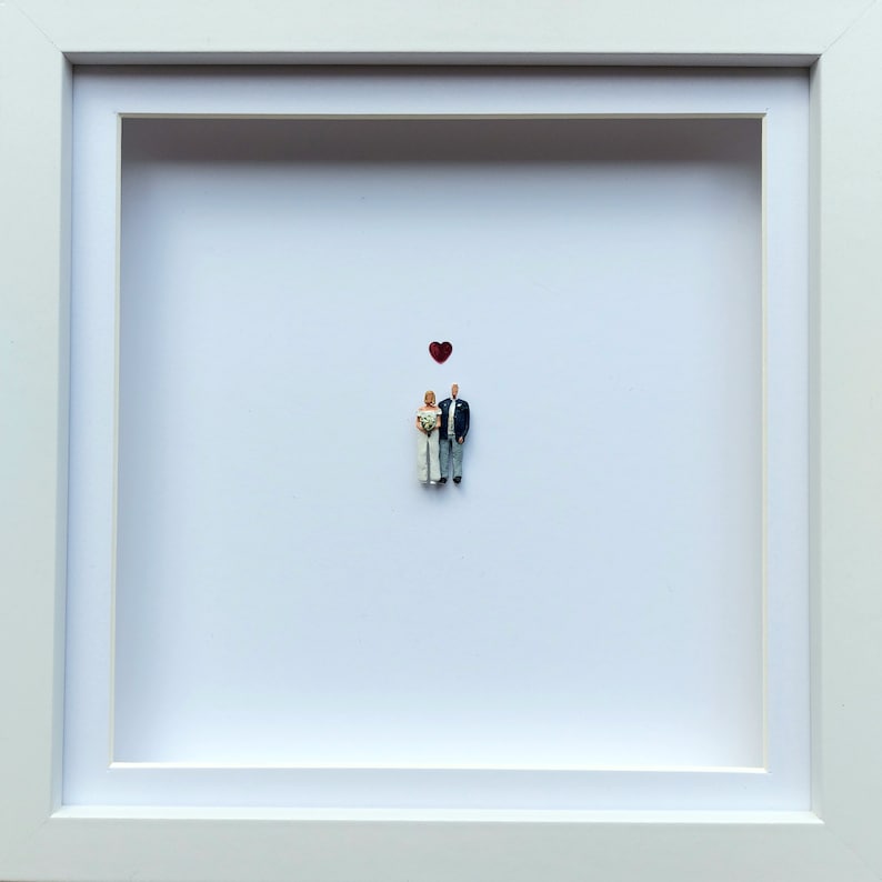Personalised Miniature Figurine Bridal Couple Bride and Groom - Etsy