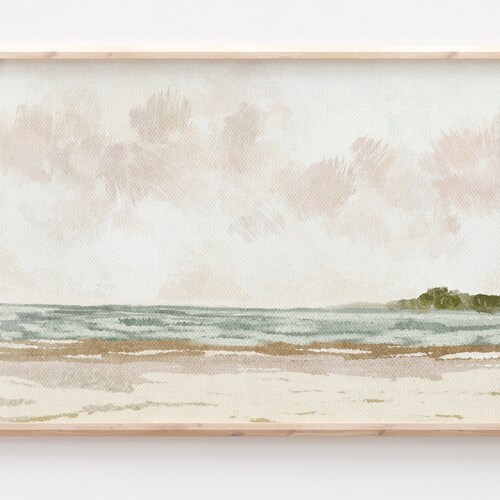 Ocean Print Beach Print Neutral Landscape Print Printable - Etsy