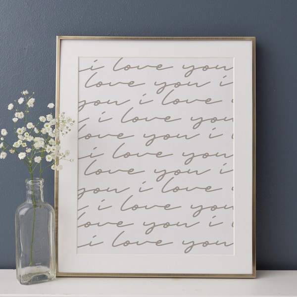 Love Print - Etsy