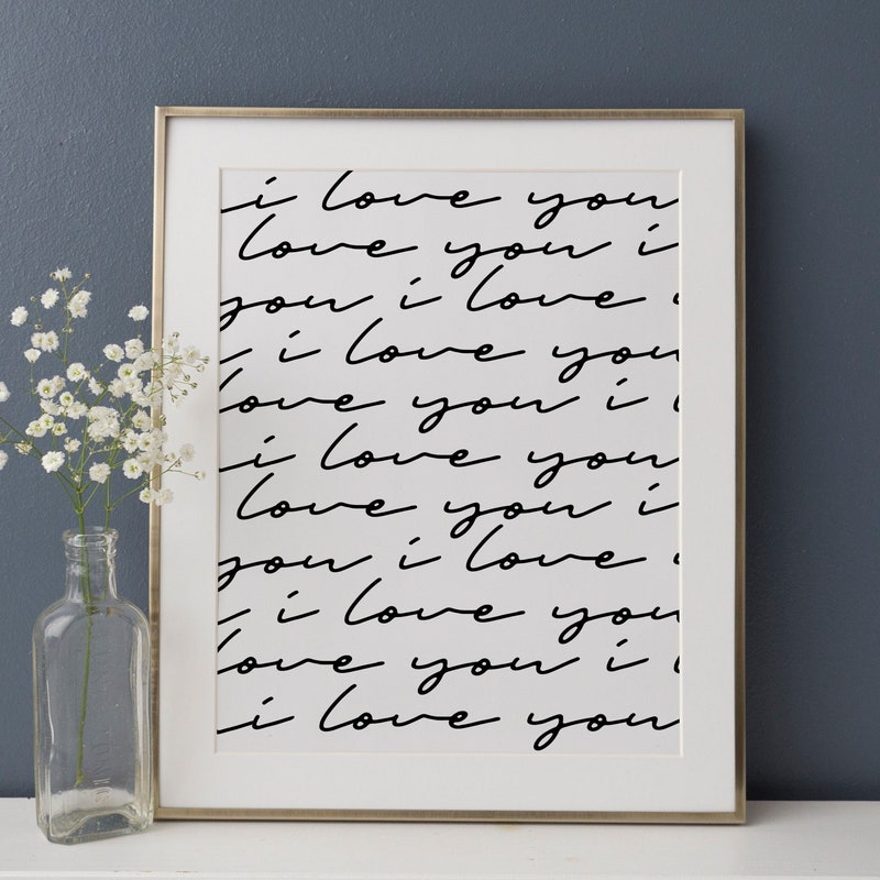 Love Print - Etsy