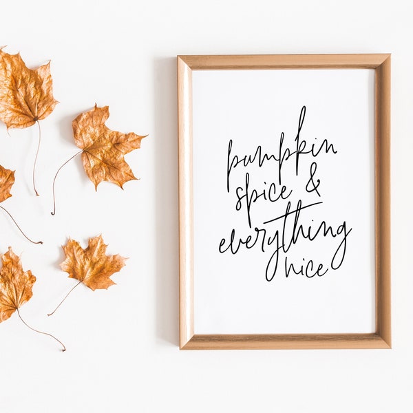 Pumpkin Spice Decor - Etsy