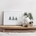 Snowy Trees Winter Print, Winter Printable Wall Art, Winter Landscape ...