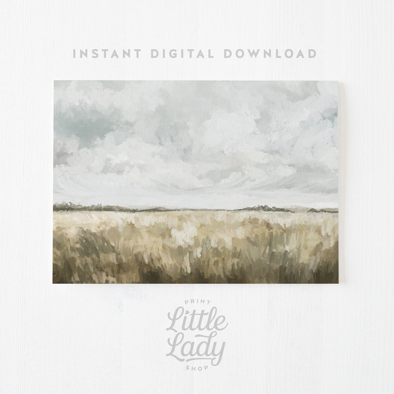 Country Landscape Print Landscape Printable Wall Art Fall - Etsy