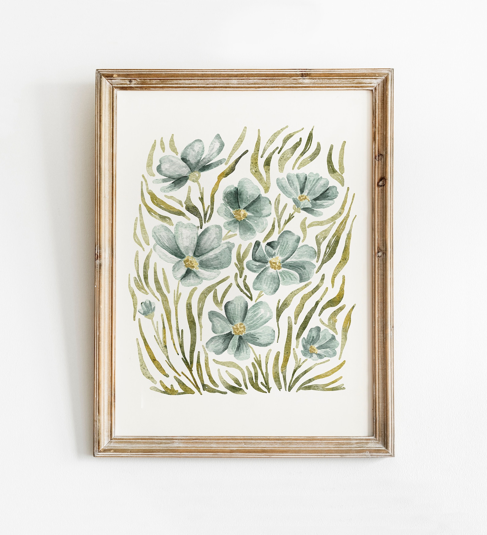 Flower Print, Wildflower Painting, Spring Printable Art, Plant Poster ...