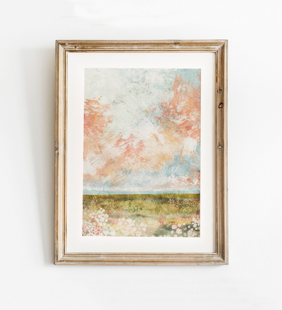 Spring Print, Spring Landscape Printable Art, Landscape Print, Vintage ...
