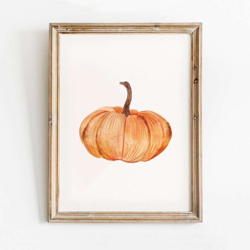 Pumpkin Print - Etsy