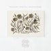 Neutral Flower Printable Wall Art, Spring Wildflower Botanical Print ...