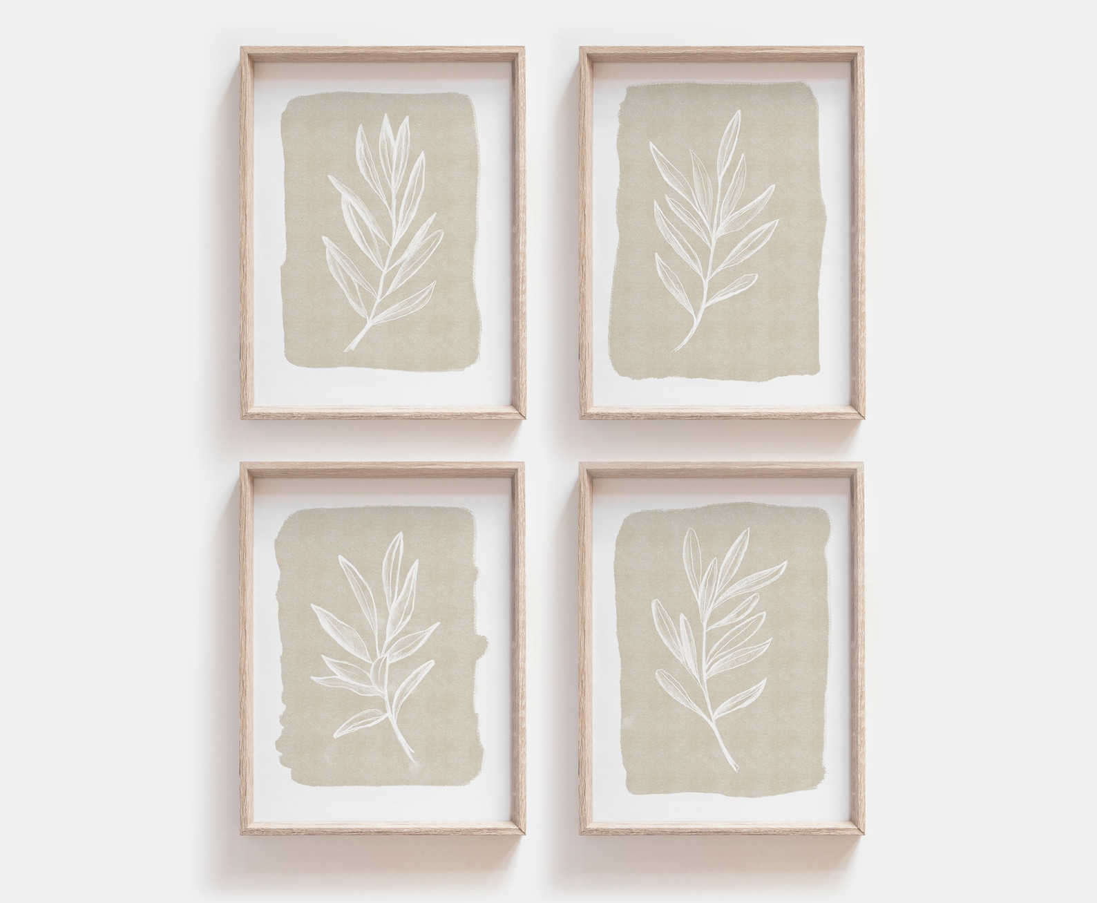 Botanical Leaf Print, Botanical Print, Leaf Printable, Olive Leaf Print ...