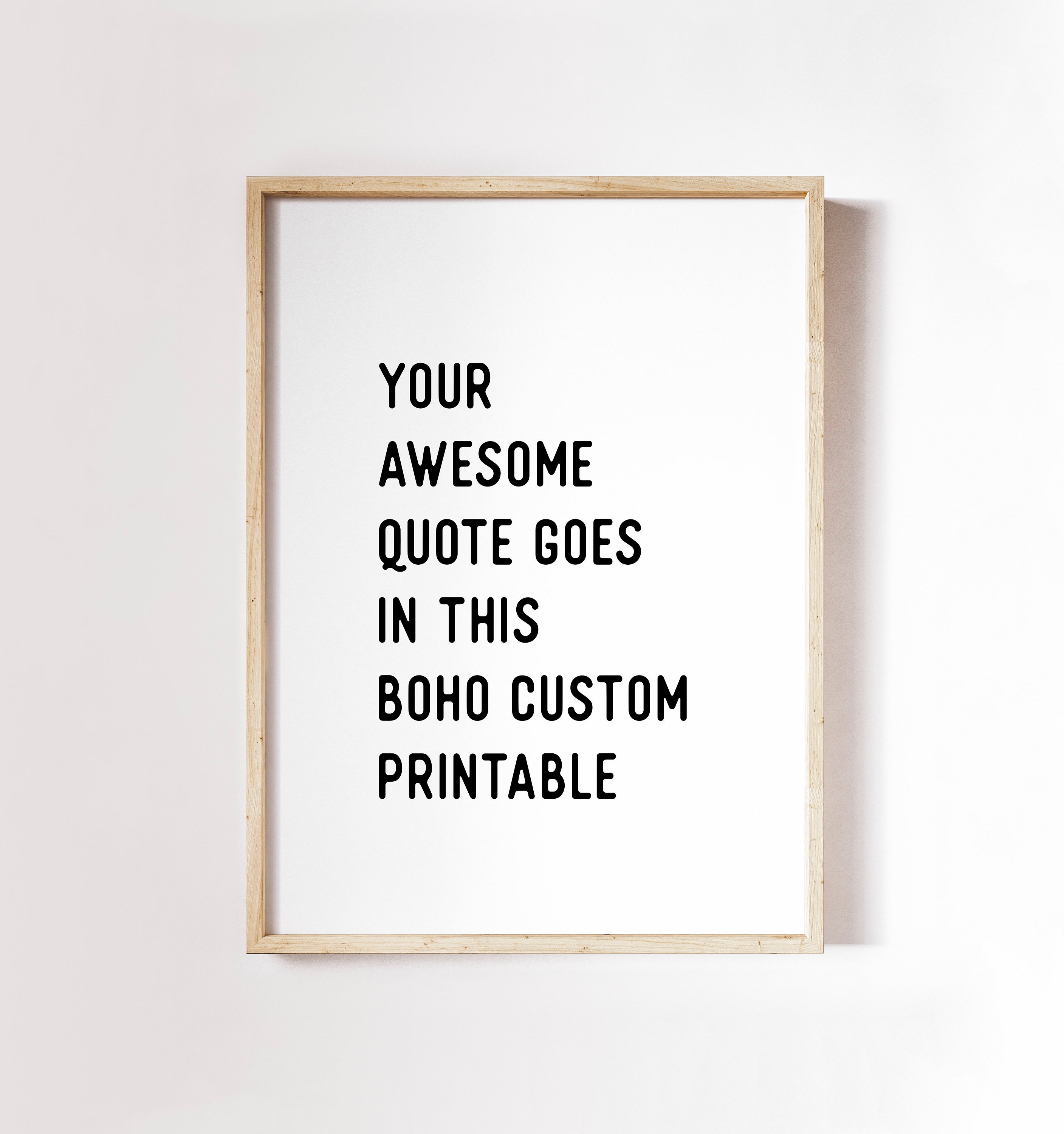 Custom Quote Prints Quote Printable Wall Art Quote Poster - Etsy