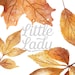 Watercolour Falling Leaves Fall Print, Fall Printable Art, Rustic Print ...