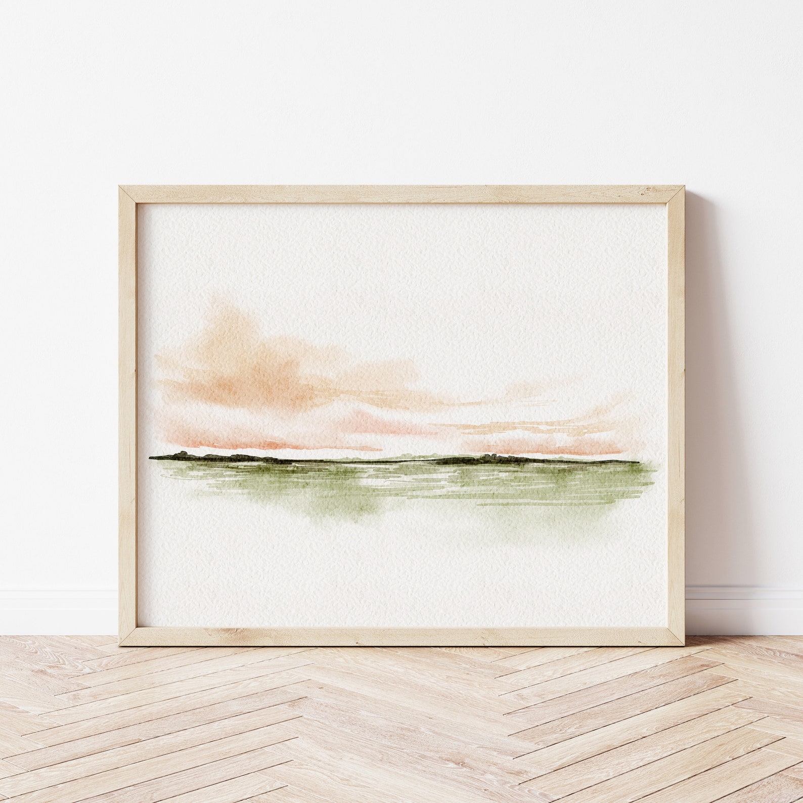 Spring Landscape Printable Wall Art Spring Landscape Print - Etsy