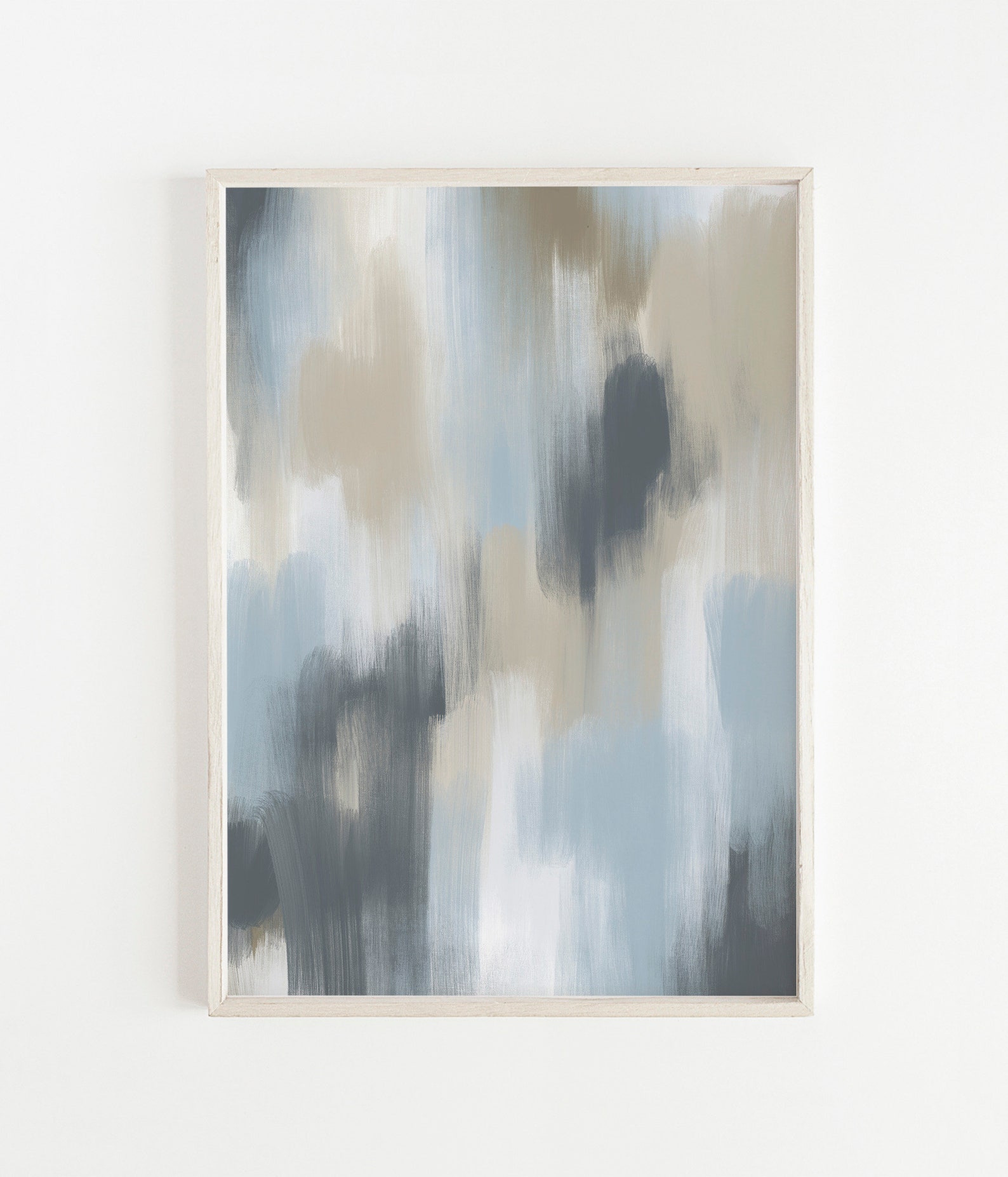 Blue Abstract Art Print, Printable Art, Instant Download, Large Wall ...