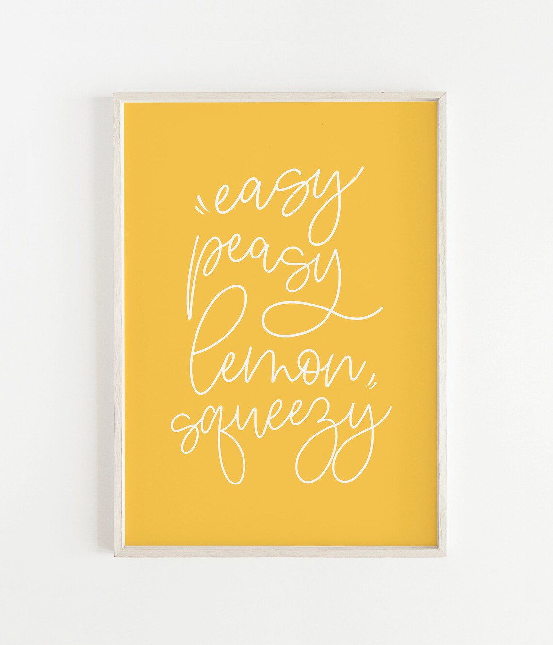 Easy Peasy Lemon Squeezy Printable Wall Art Kitchen Wall - Etsy