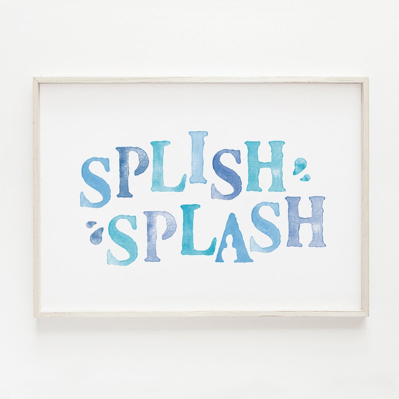 Splish Splash I Was - Etsy
