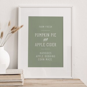 Vintage Type Fall Print, Fall Printable Art, Rustic Print, Fall Wall ...