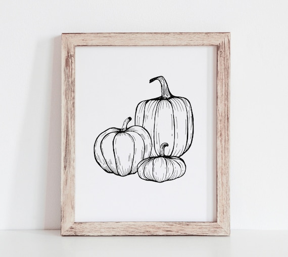 Croquis De Champ De Citrouilles Clipart De Doodle De Citrouille