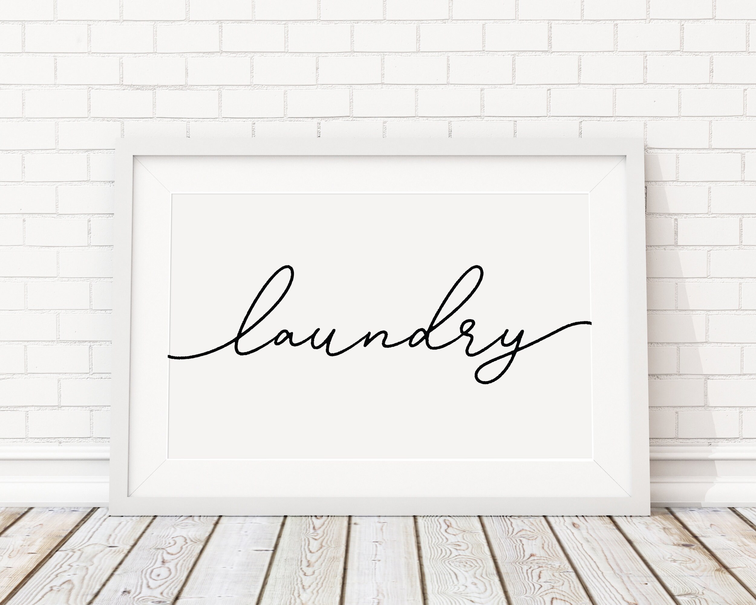 Laundry Print Laundry Sign Laundry Printable Modern Laundry - Etsy