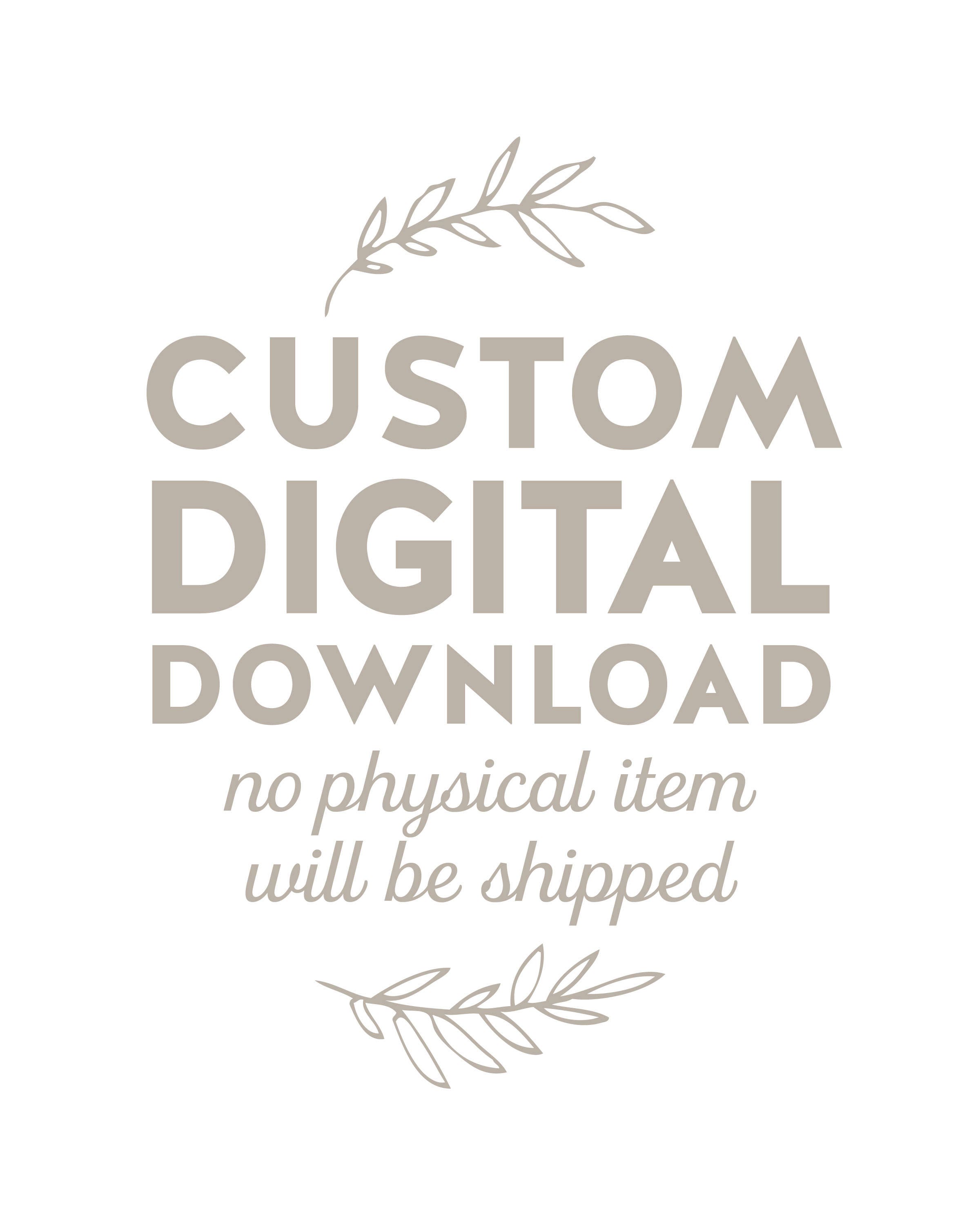 Modern Custom Quote Print Large Wall Art Custom Printable - Etsy