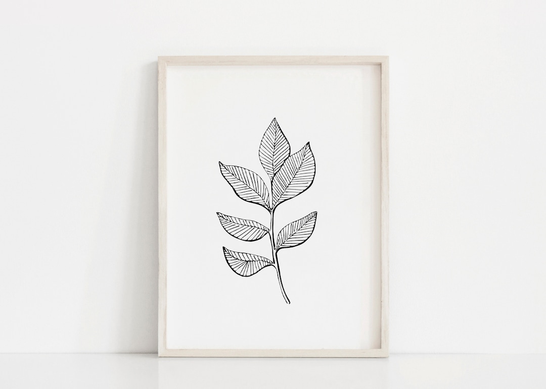 Botanical Prints, Botanical Line Art, Botanical Wall Art, Botanical ...