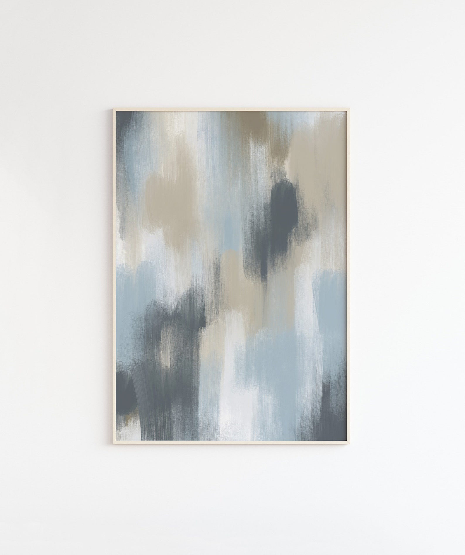 Blue Abstract Art Print, Printable Art, Instant Download, Large Wall ...