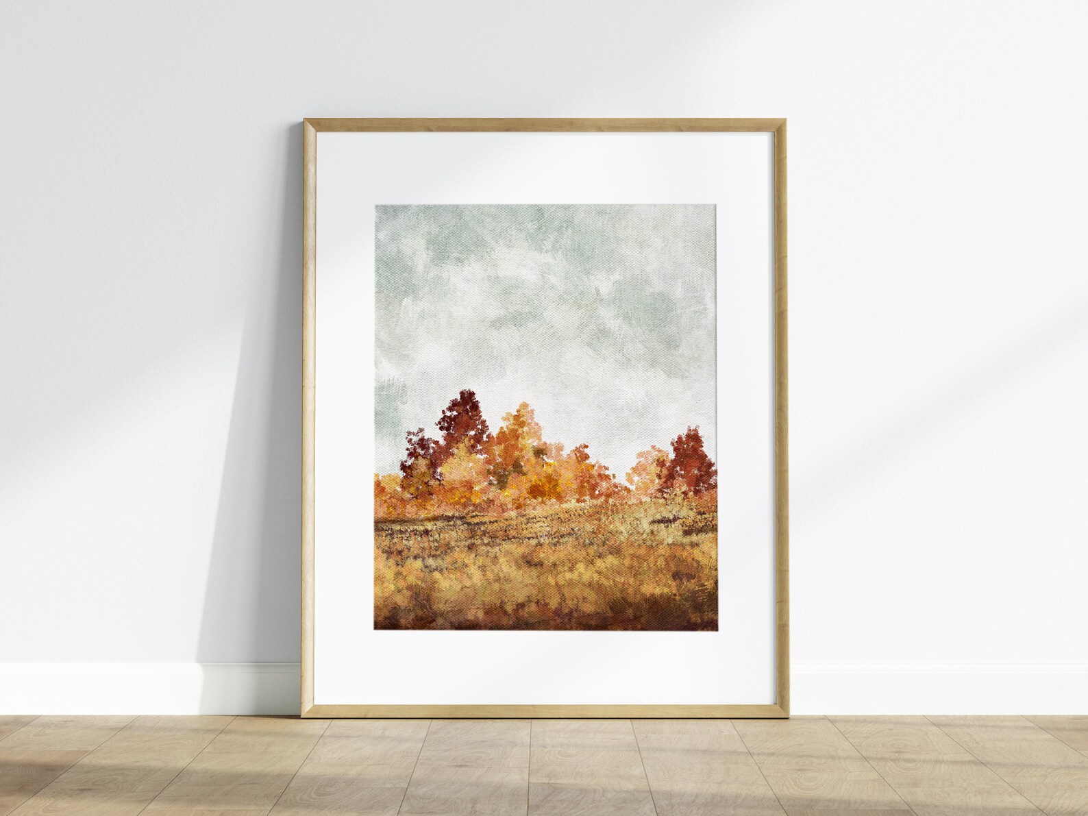 Fall Landscape Print, Autumn Landscape Printable Wall Art, Autumn ...