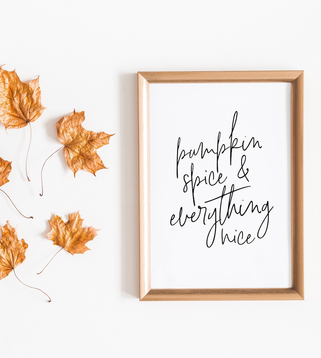 Fall Home Decor, Fall Decorations, Fall Print, Pumpkin Spice Print ...