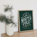 Vintage North Pole Printable Wall Art, Vintage Christmas Print, Old ...