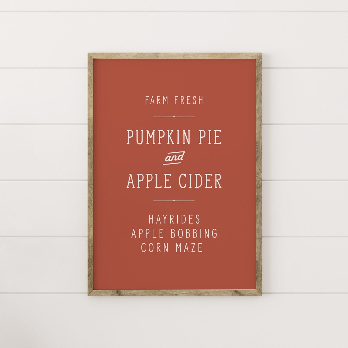 Fall Farm Printable Art Fall Print Fall Wall decor Fall | Etsy