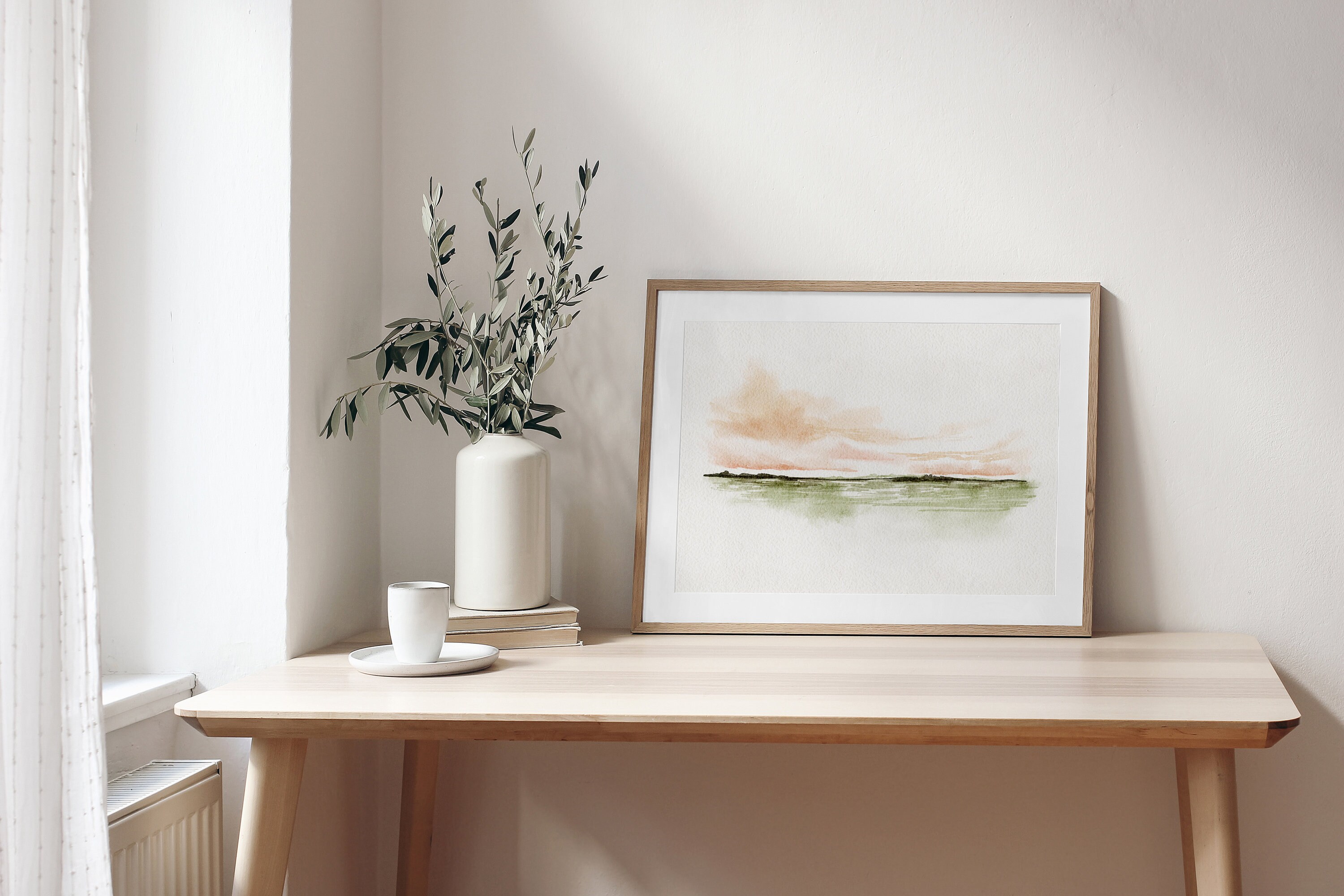 Spring Landscape Printable Wall Art Spring Landscape Print - Etsy