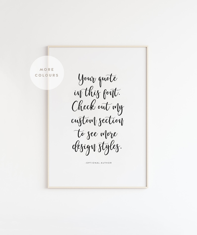 Personalized Print Custom Printable Custom Wall Decor - Etsy