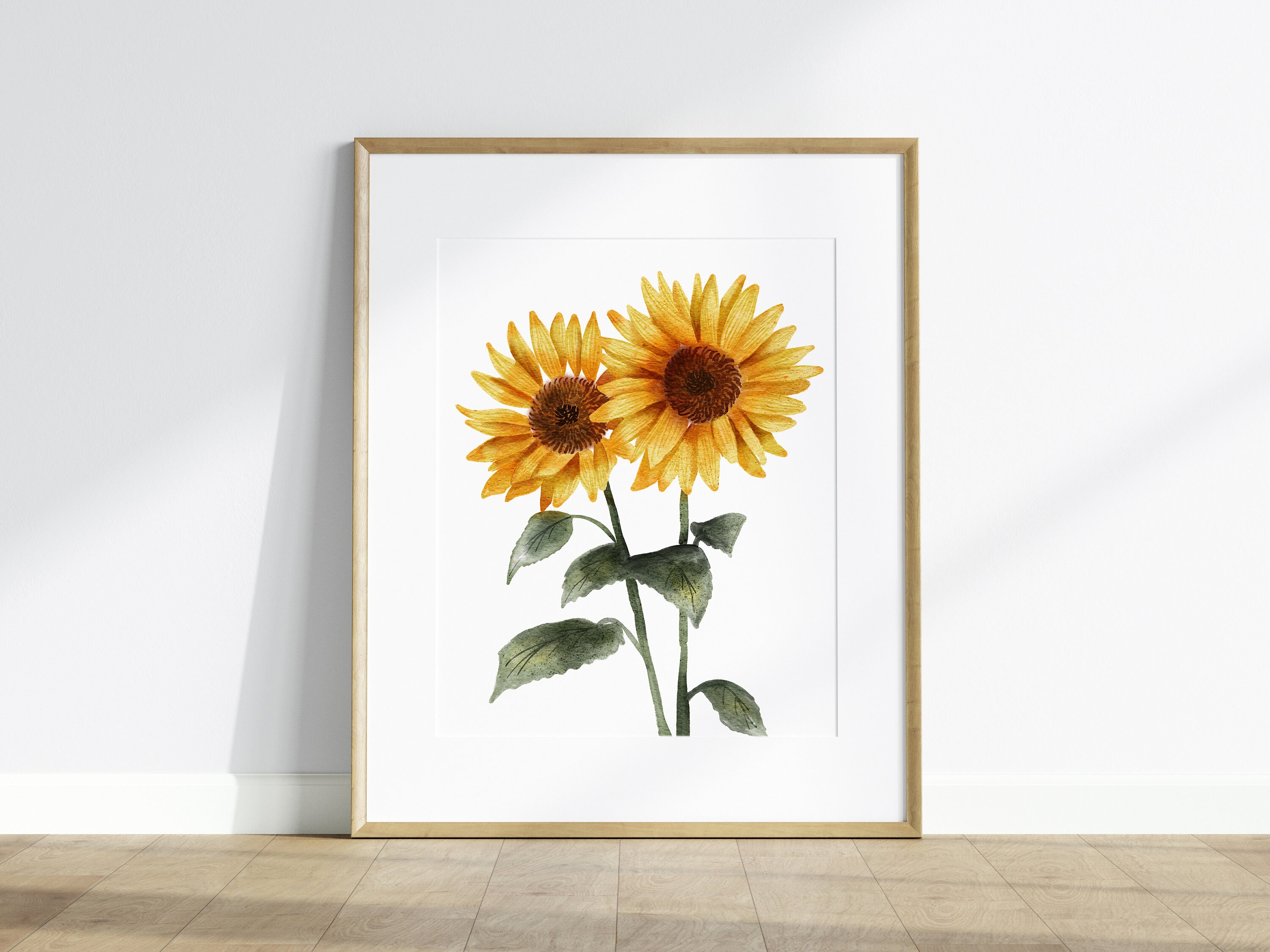 Sunflower Printable Art Fall Print Fall Wall Art Sunflower - Etsy