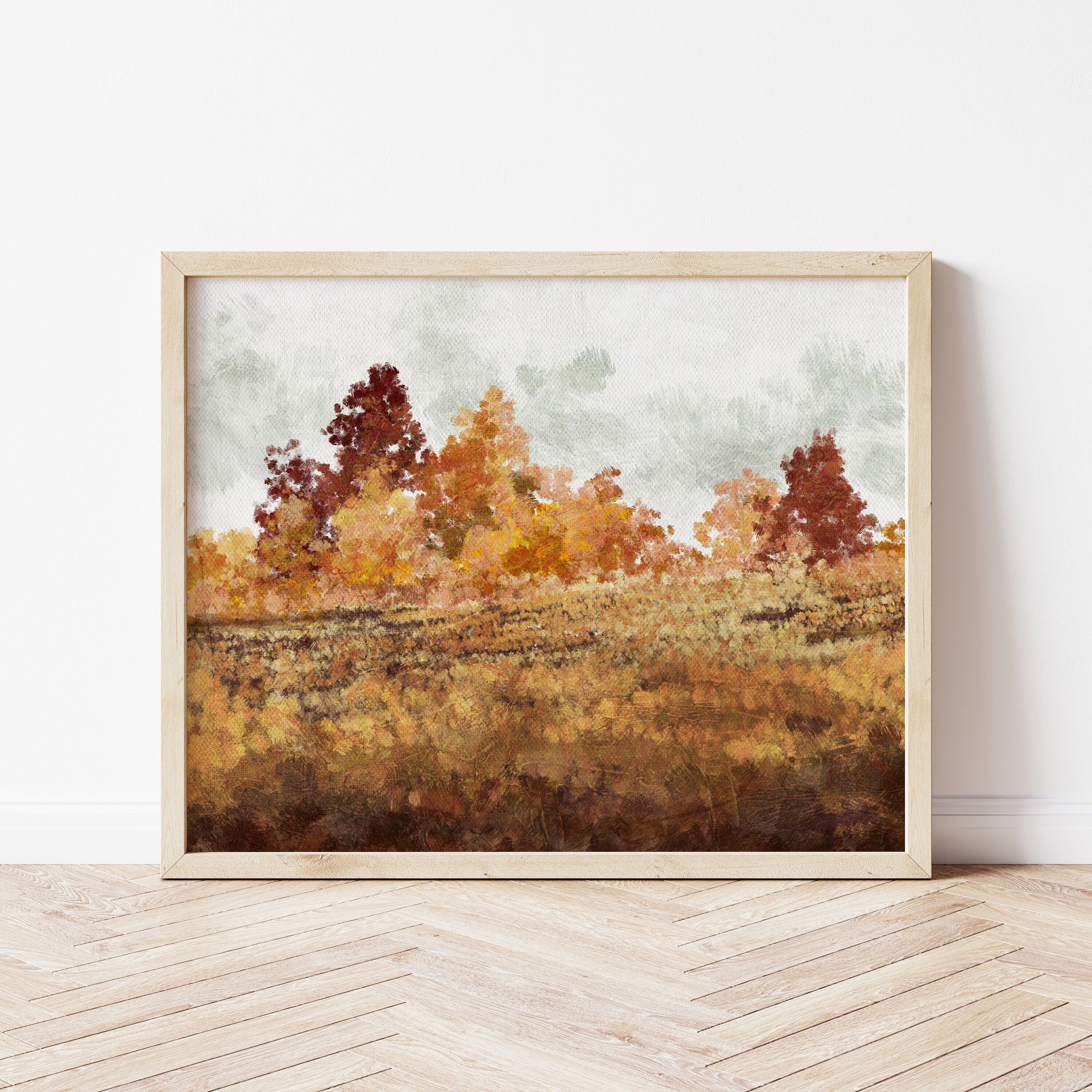 Autumn Landscape Print Fall Landscape Printable Wall Art - Etsy