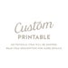 Custom Print/custom Printable Art/ Personalized Prints/ Custom ...