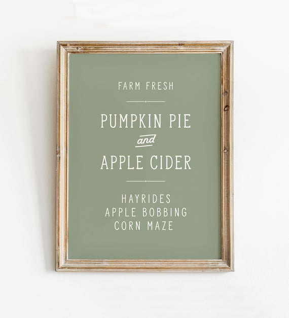 Vintage Type Fall Print Fall Printable Art Rustic Print - Etsy