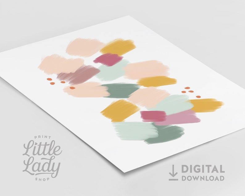 Colorful Abstract Painting Abstract Art Print Abstract - Etsy