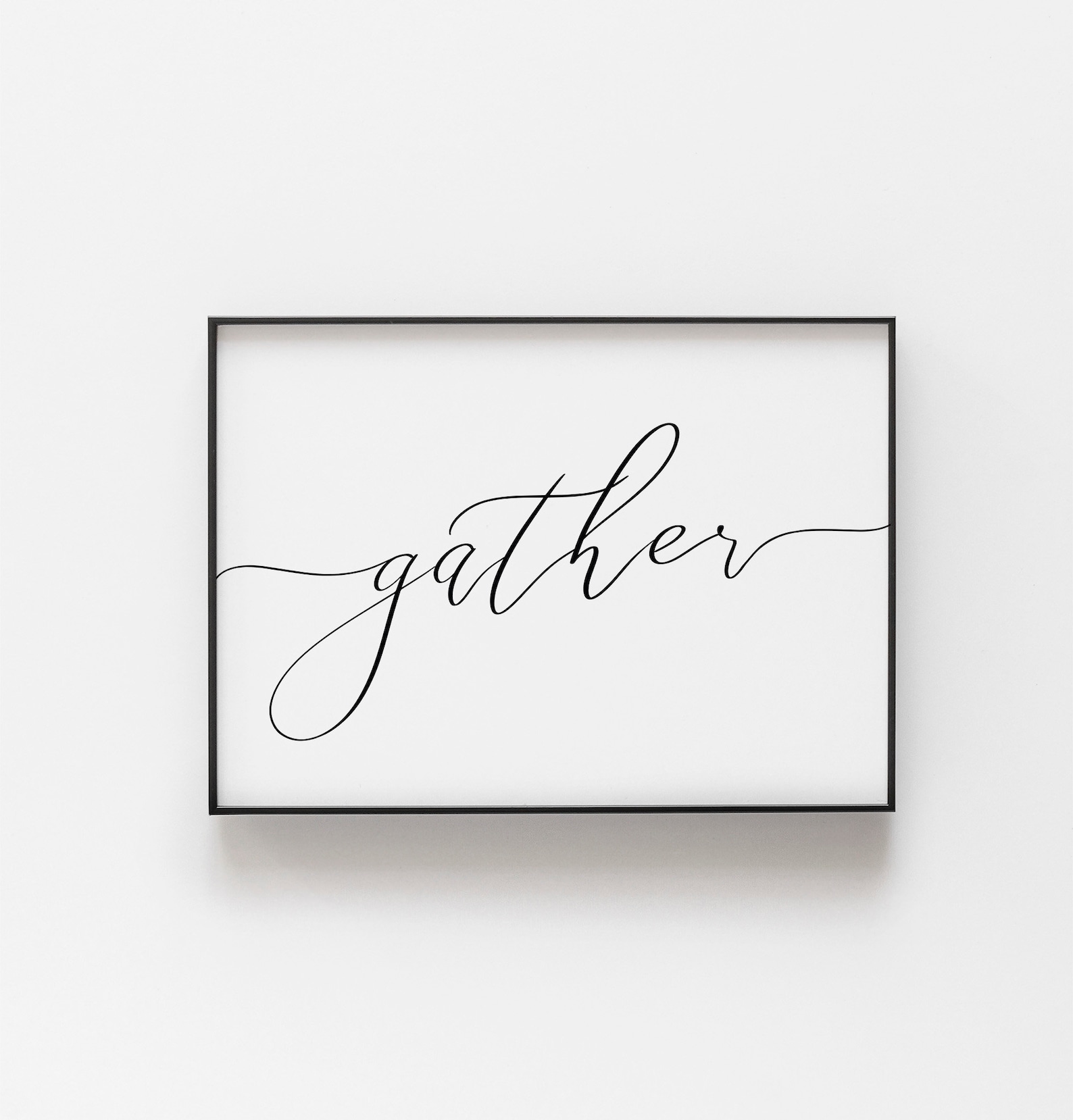 Gather Printable, Instant Digital Download, Gather Print, Gather Sign ...
