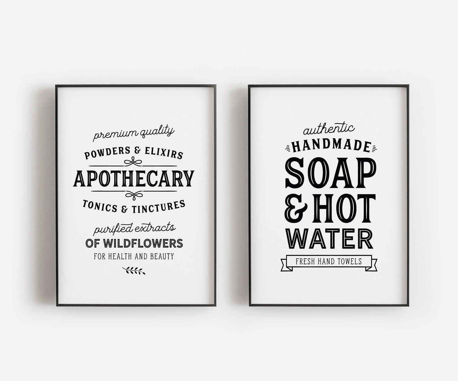Bathroom Printable Bathroom Signs Vintage Bathroom Decor - Etsy