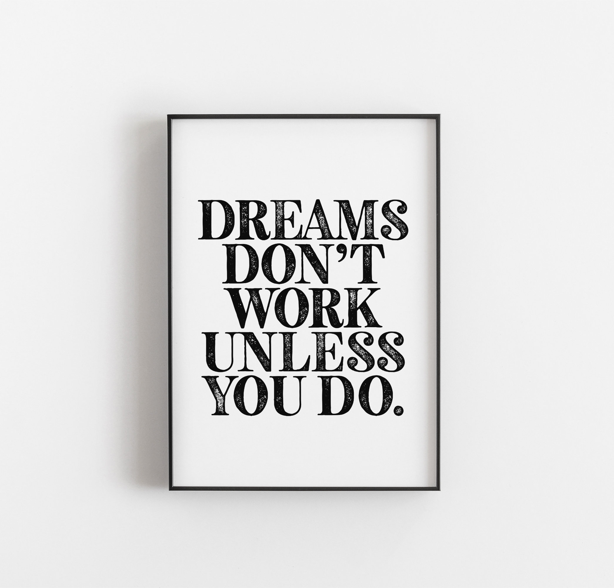 Motivational Print Inspirational Quote Printmodern | Etsy