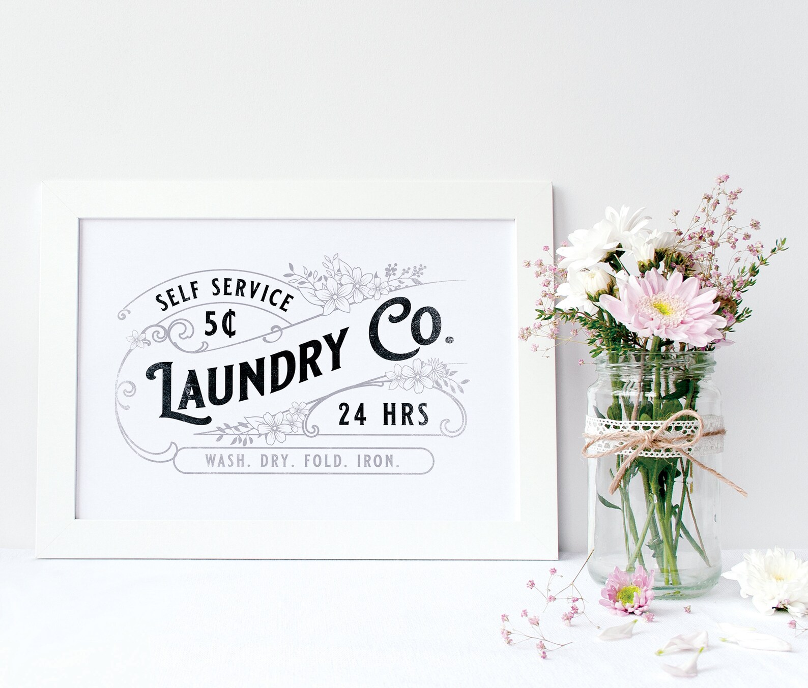 Vintage Laundry Print Printable Art Laundry Wall Decor - Etsy