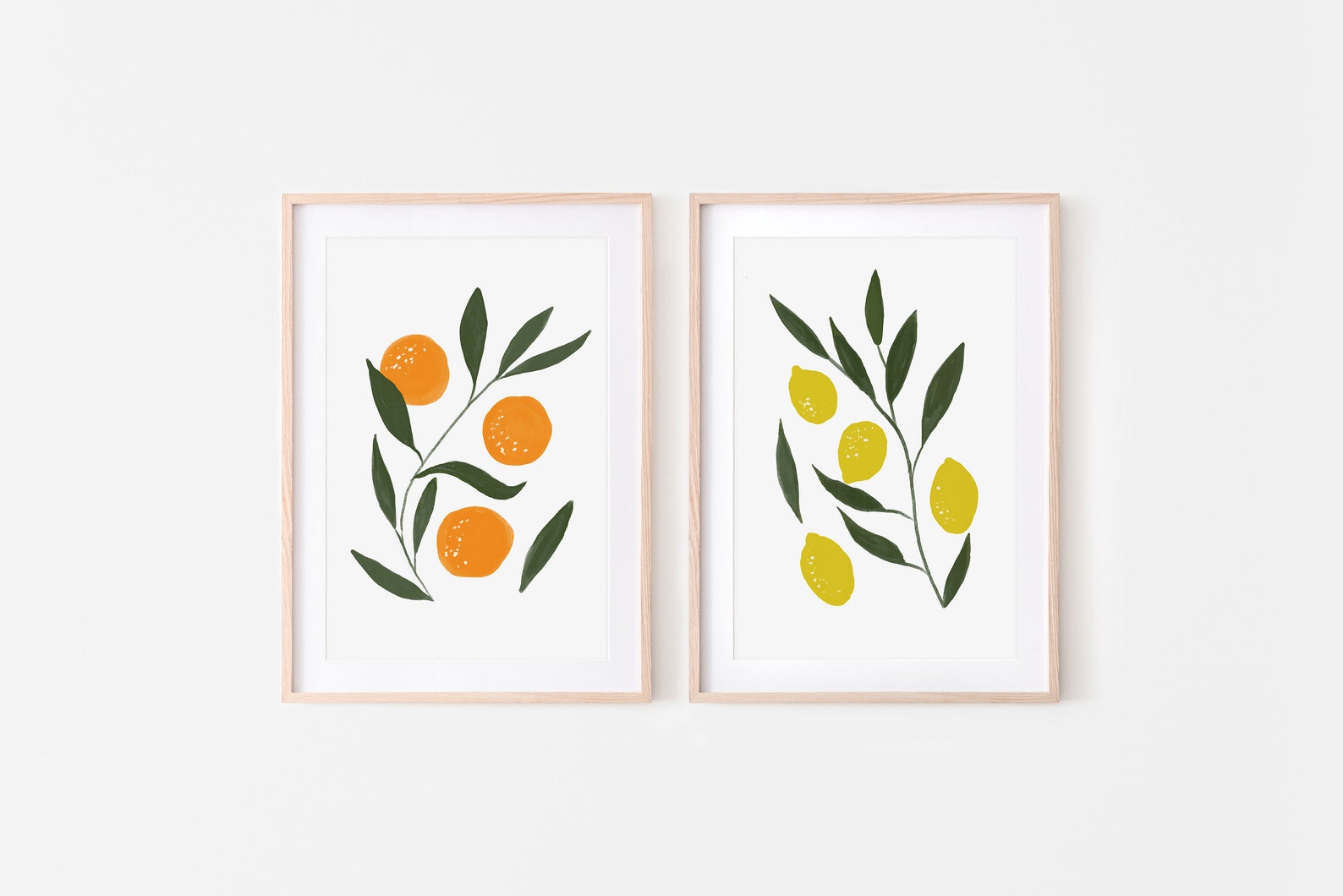 Orange Branch Printable Wall Art Large Instant Download - Etsy
